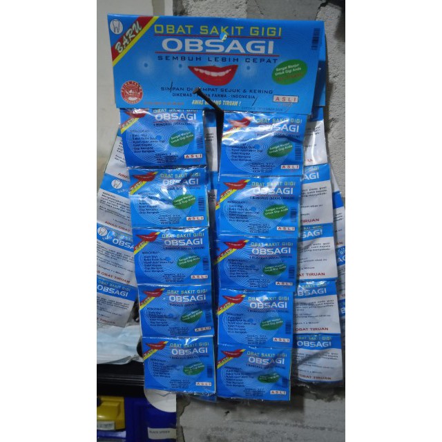 Jual Obat Sakit Gigi OBSAGI BIRU Berkhasit | Shopee Indonesia