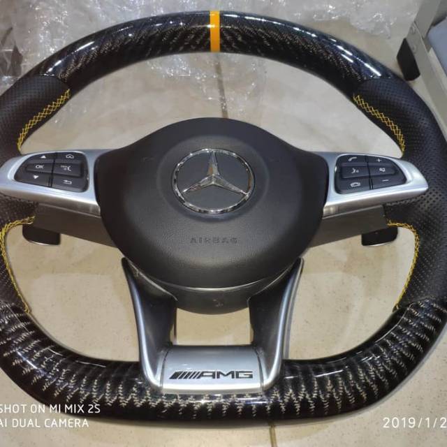 Jual Stir mercedes benz AMG carbon kevlar oem pnp mercedes benz ...