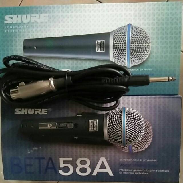 Jual Mic/microphone SHURE BETA/BT-58A | Shopee Indonesia