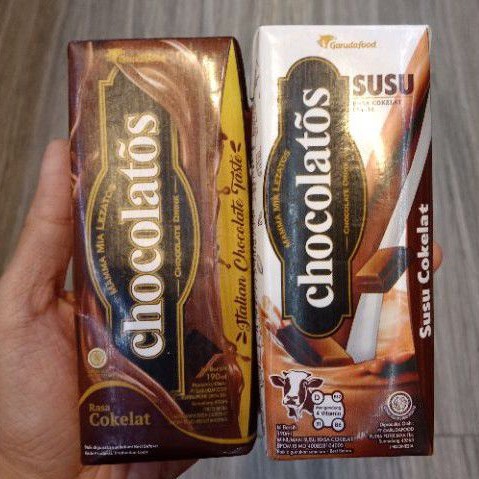 Jual Susu CHOCOLATOS UHT Coklat Chocolate Milk kotak COKLAT / SUSU ...