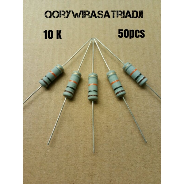 Jual Resistor 10K 2 watt 50pcs | Shopee Indonesia