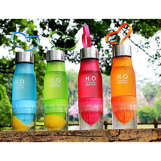 Jual Dijual Botol H2O Infused water bottle dengan alat perasan jeruk ...