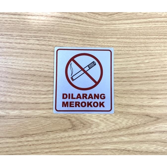 Jual STIKER RAMBU PERINGATAN DILARANG MEROKOK ncest17 Ayo Order ...