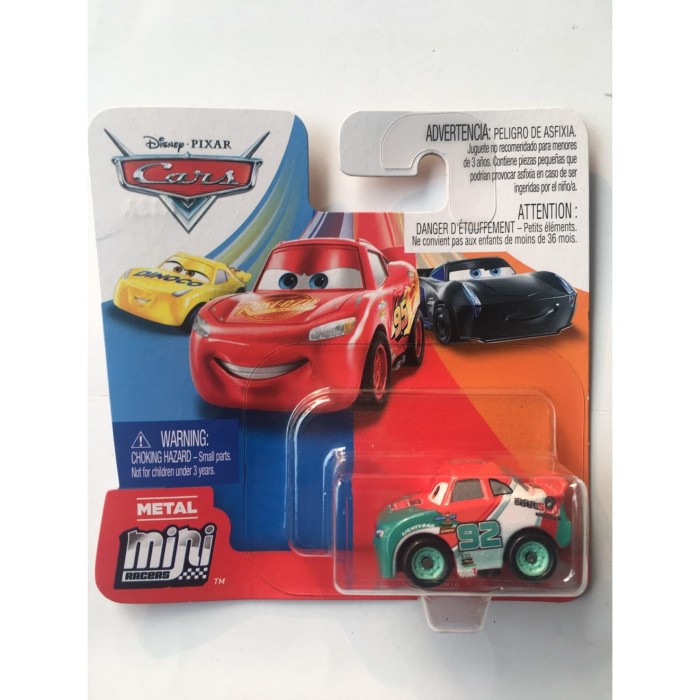 Jual DISNEY PIXAR CARS METAL MINI RACERS NOMOR 92 DIECAST ORIGINAL ...
