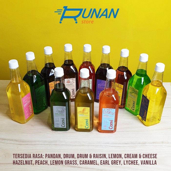 Jual SIRUP RUM 750 ML CONVI DRUM GOURMET SYRUP PREMIUM 750ML SIRUP RASA ...