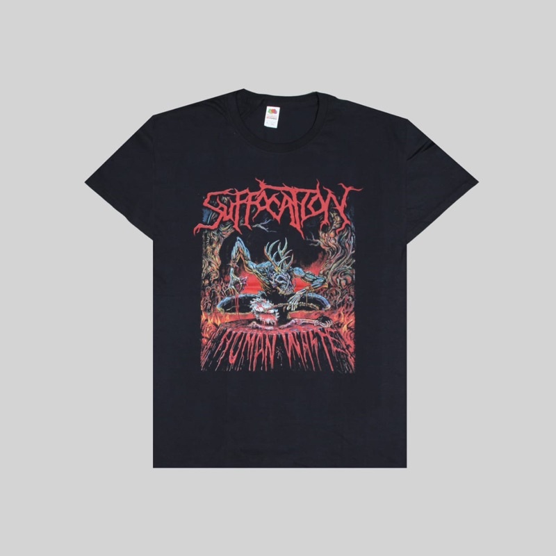 Jual TS SUFFOCATION - HUMAN WASTE ( ROCK MERCH ) | Shopee Indonesia