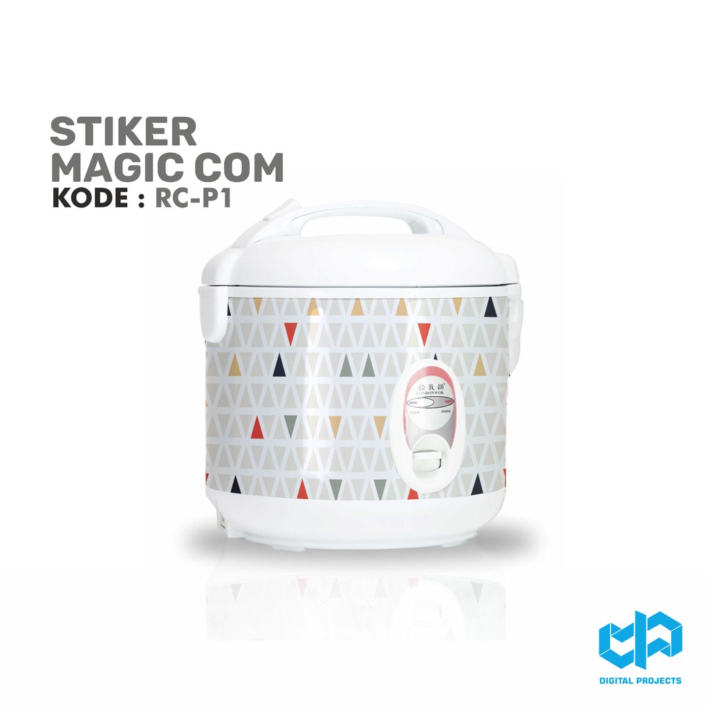 Jual Stiker Rice Cooker dan Magic Com motif Pattern Tropical - RC-P ...
