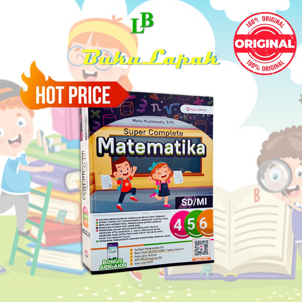 Jual BUKU MATEMATIKA SD - SUPER COMPLETE MATEMATIKA SD KELAS 4, 5, 6 ...