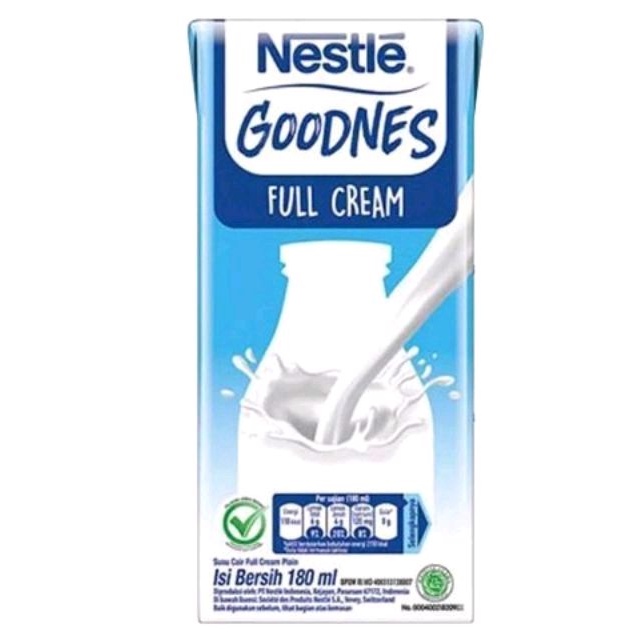 Jual 5 PCS x Nestle Goodness susu UHT 180ML FULL CREAM / KURMA (BOLEH ...