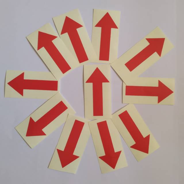 Jual Stiker tanda panah merah 1pc | Shopee Indonesia