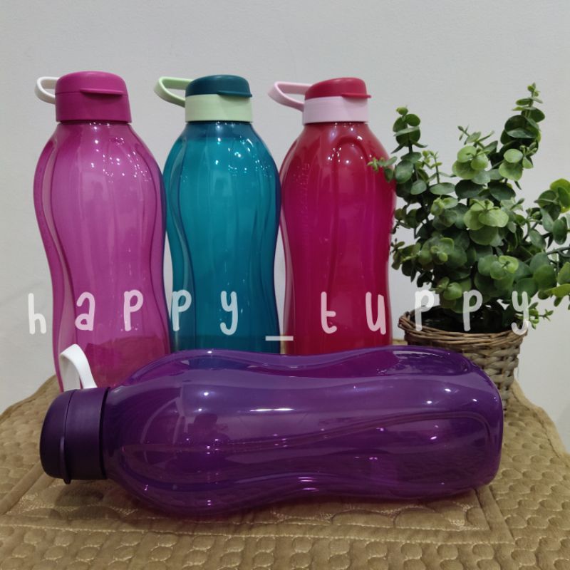 Jual Eco Bottle 2 liter Tupperware Flip dan ulir | Shopee Indonesia