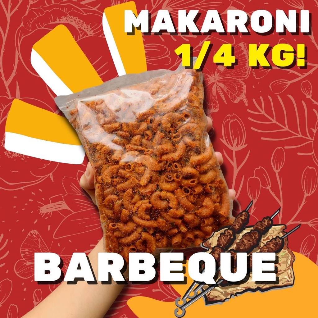 Jual [PALING MURAH BANYAK] MAKARONI KILOAN BARBEQUE 250 GR (1/4 KG ...