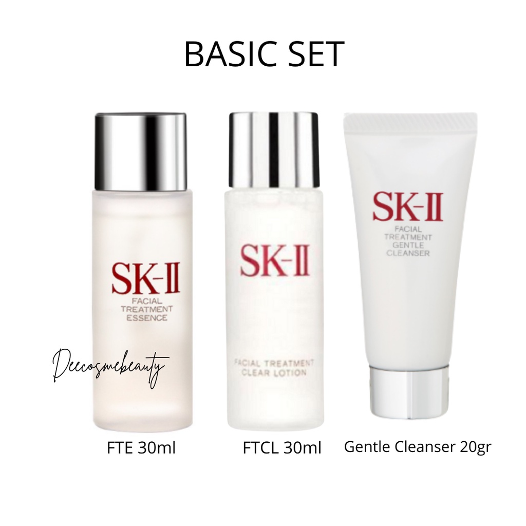 Jual SK-II SKII SK2 Basic Set FTE 30ml FTCL 30ml Gentle Cleanser 20gr | Shopee Indonesia