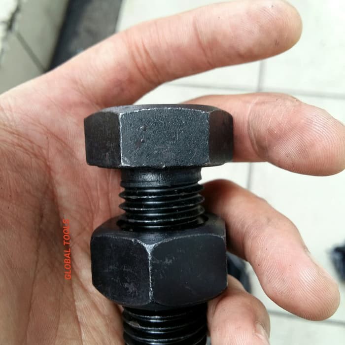 Jual Baut mur baja 8.8 UNC 7/8 x 2.1/2 m22 kunci 32 baut konstruksi peron | Shopee Indonesia