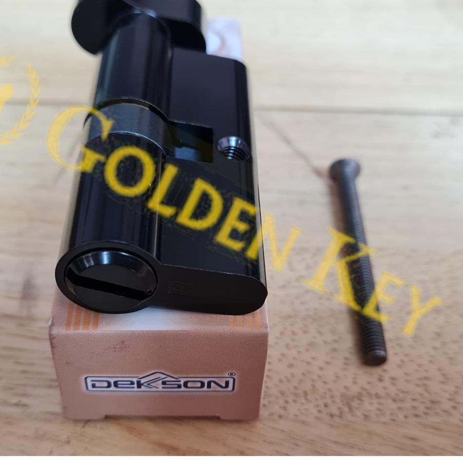 Jual Miliki Kunci Silinder Pintu Kayu Knob Putar 60MM Cylinder Dekkson Dekson CYL BK DL 60 MM ...