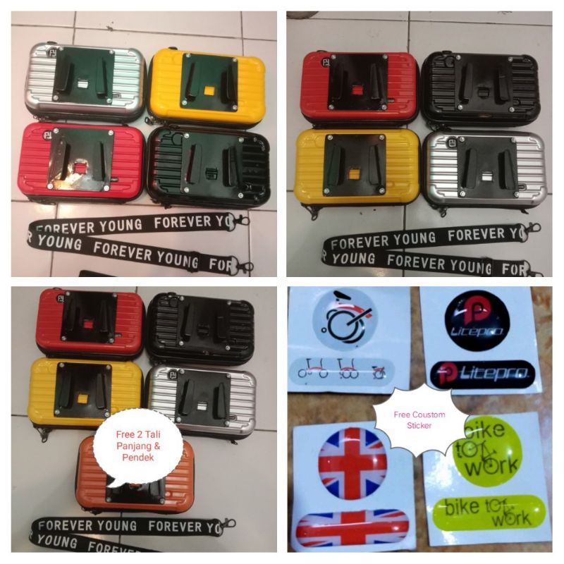 Jual Tasfrontblock sepeda Lipat+Brecket/Tas Sepeda Lipat/Tas Mini Koper ...