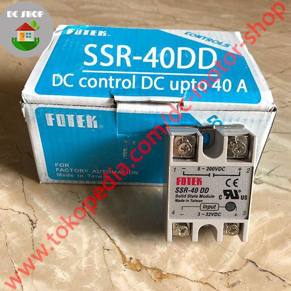 Jual Solid State Relay SSR-40DD - DC control DC Single Phase Upto Up To 40A | Shopee Indonesia
