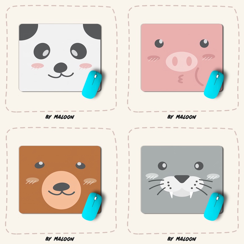 Jual Mouse Pad Mousepad Cute Character Karakter Lucu 7 | Shopee Indonesia