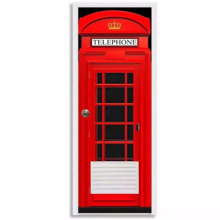 Jual Sticker Pintu Kamar Mandi Pvc (Box Telepon) 190X60Cm | Shopee ...