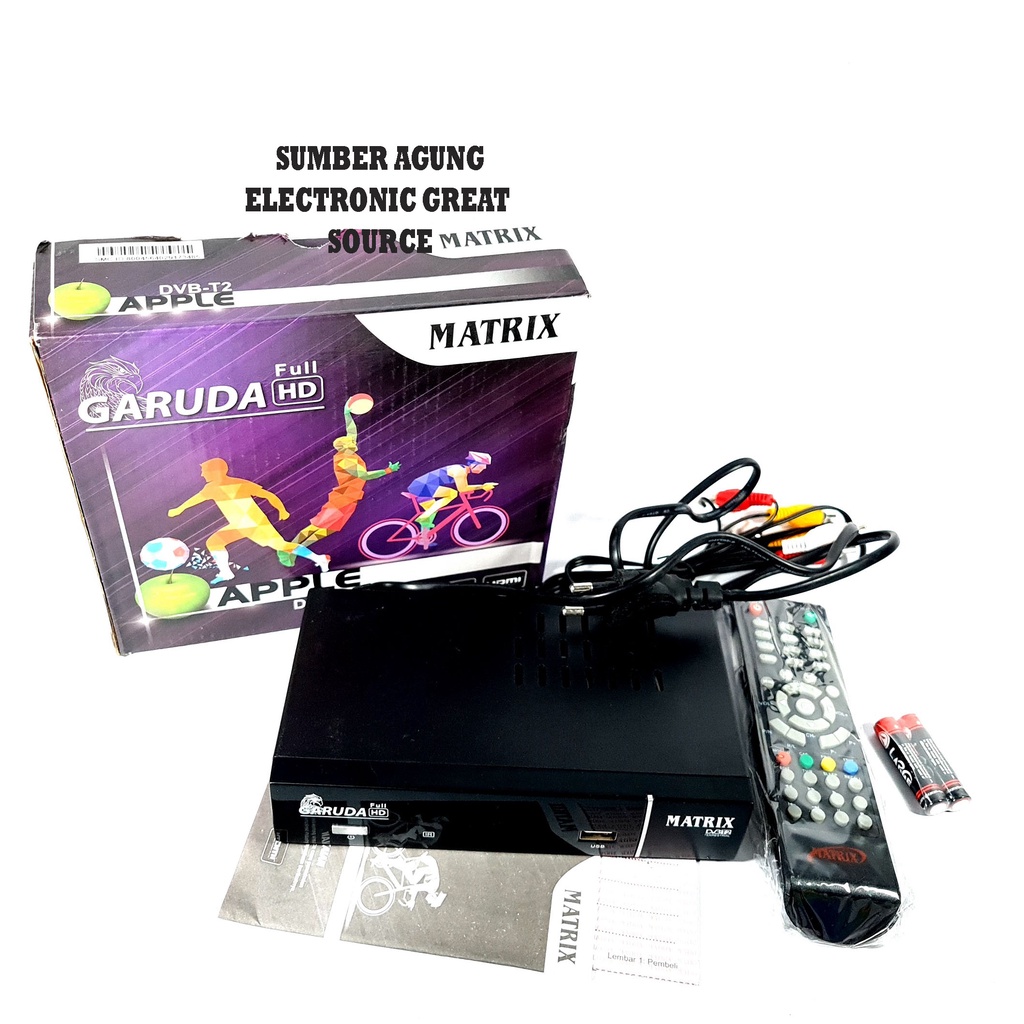Jual Matrix Garuda STB Full HD Set Top Box Apple Untuk Siaran Digital ...