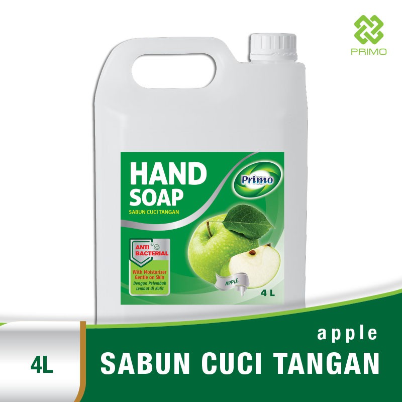 Jual PRIMO Hand Soap Sabun Cuci Tangan Antibacterial Antiseptik 4 L ...