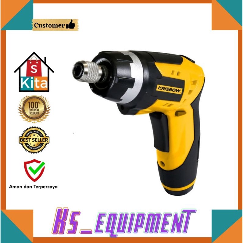 Jual Krisbow Bor Obeng Bor Cordless 3,6 Volt 1500 MAH | Shopee Indonesia