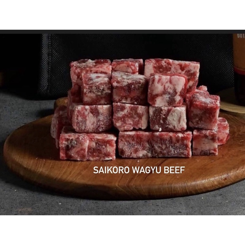 Jual SAIKORO WAGYU BEEF CUBE / DAGING SAPI IMPORT - HALAL 500GR /PACK ...