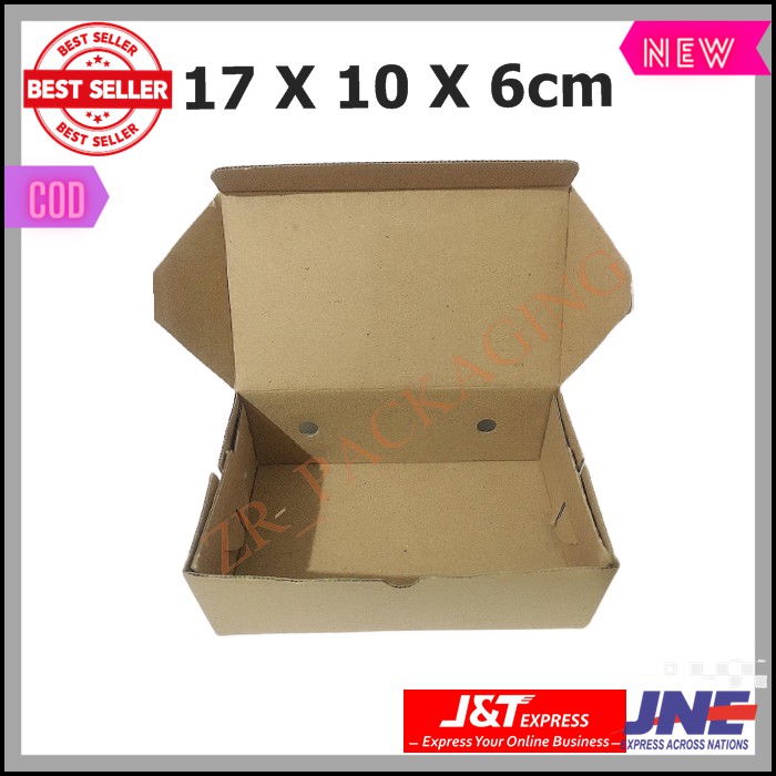 Jual box polos 17x10x6/Kardus packaging/kotak kemasan/box packaging ...