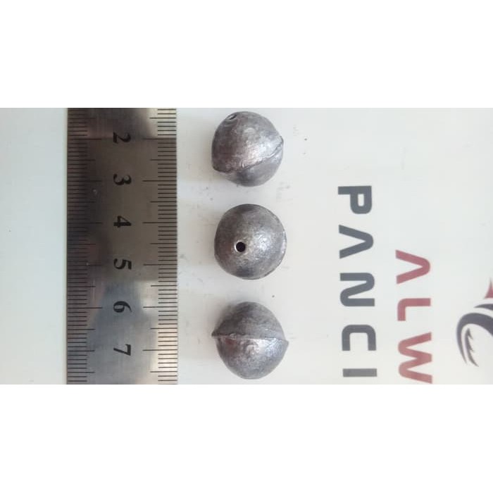 Jual Timbel Pancing / Pemberat Timah (D5) / Bulat Lubang Tengah ...