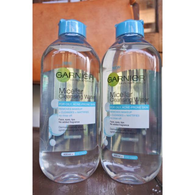 Jual Garnier Micellar Cleansing Water Blue 400 Ml | Shopee Indonesia