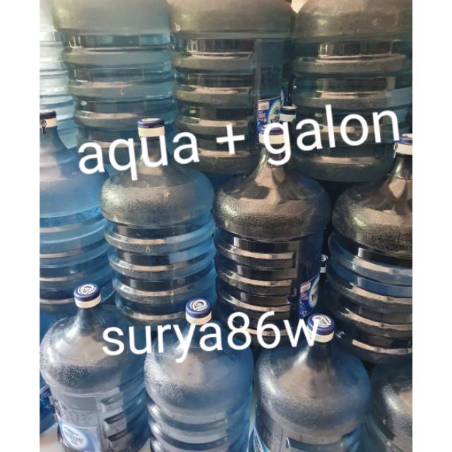 Jual INSTANT Harga 1 galon Aqua galon 19 liter galon dan air minum ...