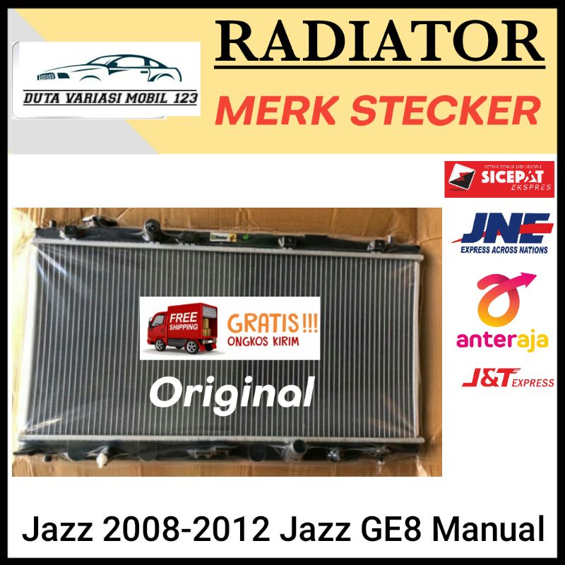 Jual Radiator Jazz 2008 2009 2010 2011 2012, Jazz GE8 Manual | Shopee ...
