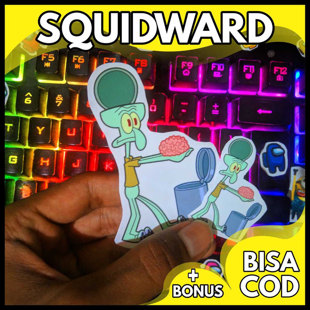 Jual STIKER SQUIDWARD TUMBLR | Aesthetic Stiker | bahan Vynil | STICKER ...