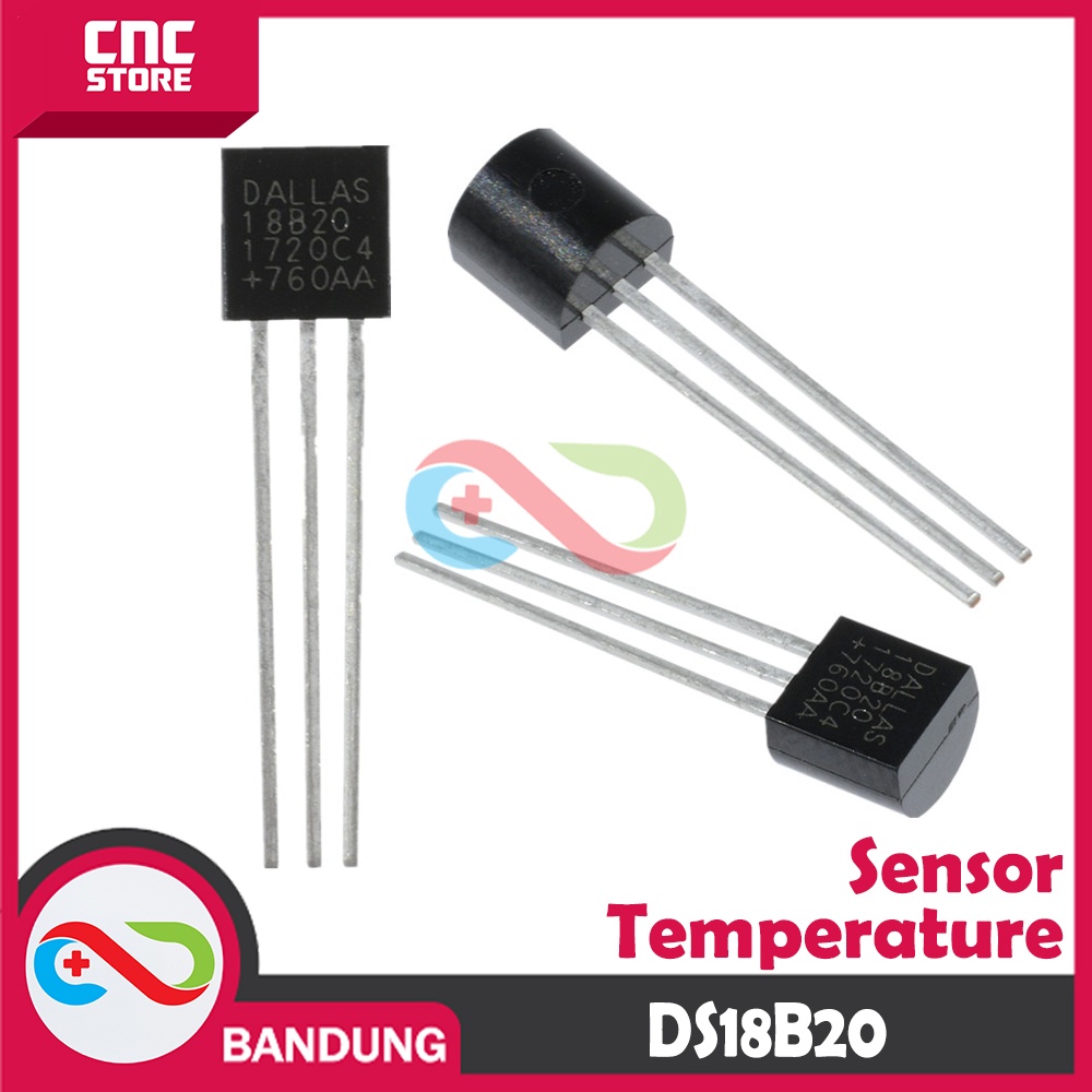 Jual DS18B20 TO-92 ONE WIRE TEMPERATURE SENSOR FOR ARDUINO UNO MEGA ICE ...