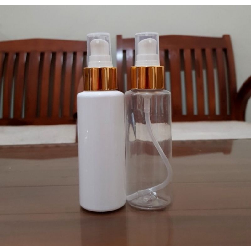 Jual Botol RF 100 ml Pump Treatament Gold | Shopee Indonesia
