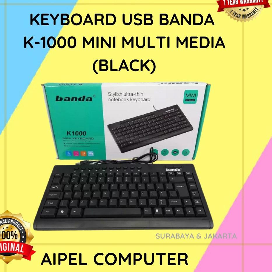 Jual Flash Sale|SQ23|K1000 KEYBOARD USB BANDA K-1000 MINI MULTI MEDIA ...