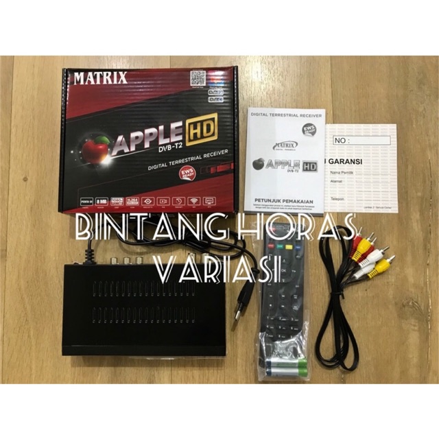Jual Set Top Box Matrix Apple Full Hd DVB T2 & C STB Matrix STB Digital ...