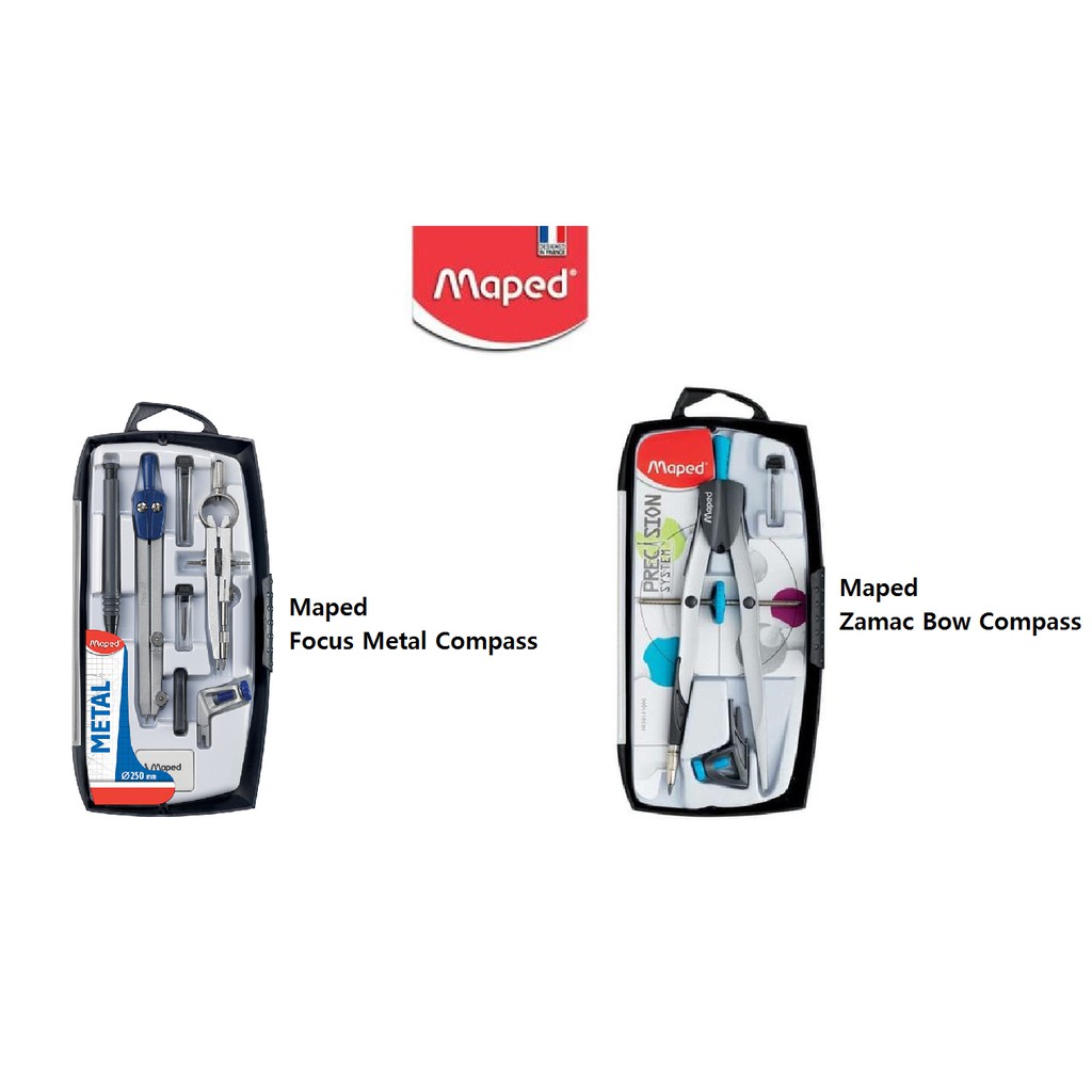 Jual Maped Jangka SET Focus Metal Compass / SET Zamac Bow Compass ...