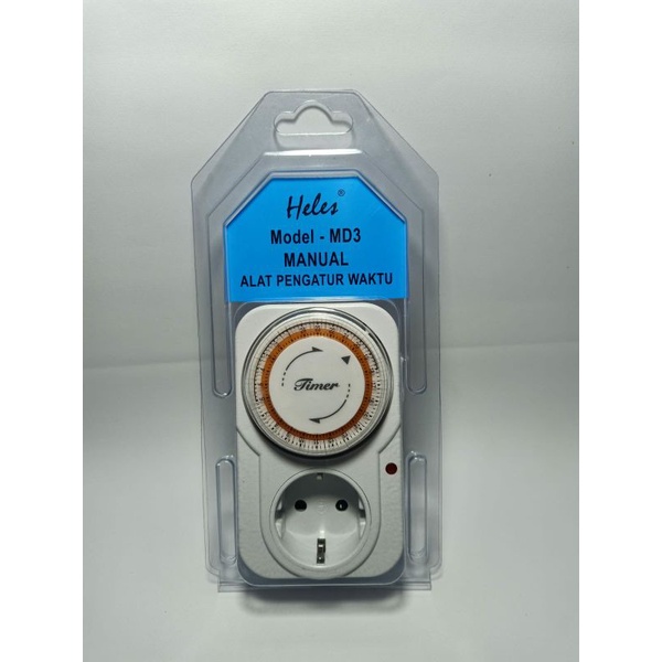Jual Timer manual/analog stop kontak heles | Shopee Indonesia
