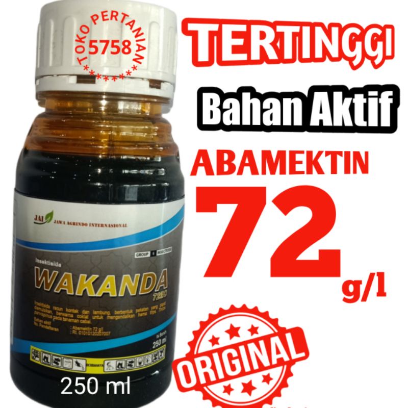 Jual WAKANDA 72 EC Kemasan 250 ml Mengendalikan Hama Thrips - Bahan Aktif ABAMEKTIN 72 g/l ...
