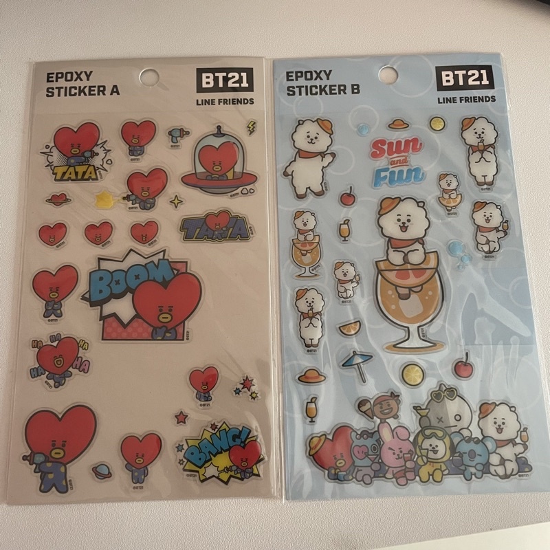 Jual bt21 bts line stickers official stiker | Shopee Indonesia
