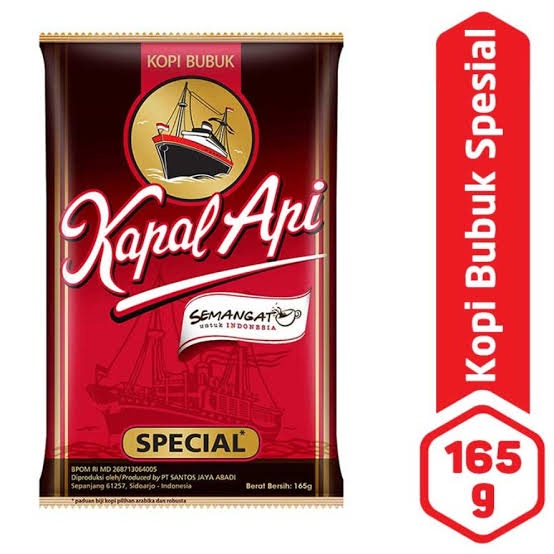 Jual Kopi Bubuk Kapal Api 165 gr (tanpa gula) | Shopee Indonesia