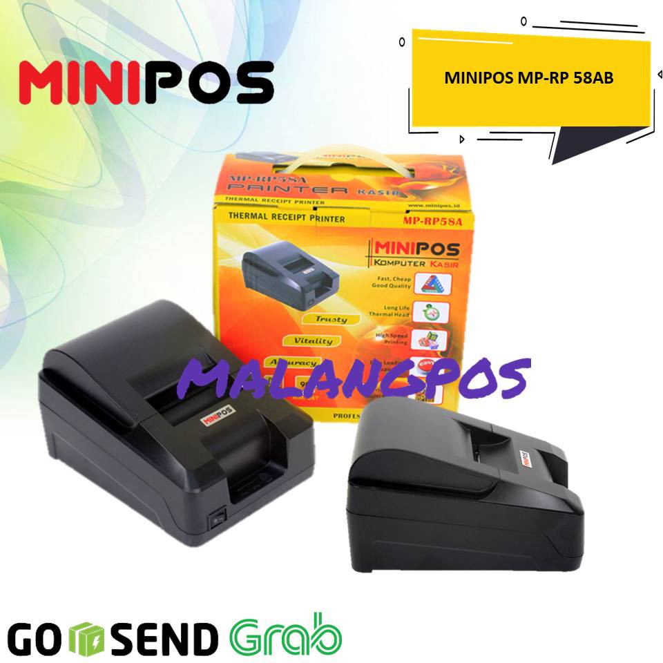 Jual PRINTER KASIR BLUETOOTH THERMAL 58MM MINIPOS MP-RP58AB USB BLUETOOTH | Shopee Indonesia