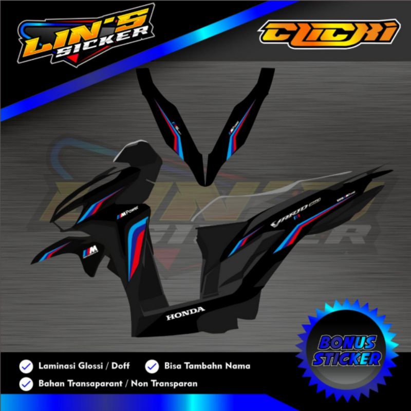 Jual STRIPING STICKER VARIO NEW 2018 2019 CUSTOM LIST BMW | Shopee ...