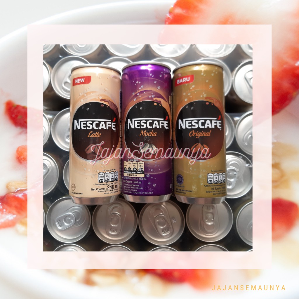 Jual Nescafe 240 ml (kaleng)(paket 2 pcs) | Shopee Indonesia