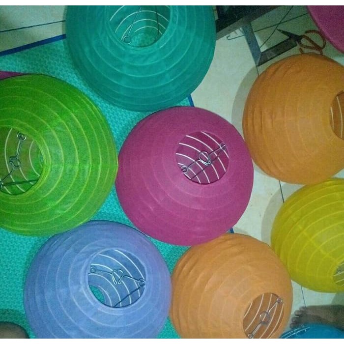 Jual Lampion bulat 25cm | Shopee Indonesia