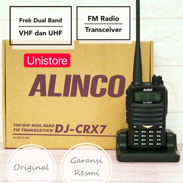 Jual HT Alinco DJ-CRX7 Handy Talky Alinco CRX 7 Walkie talkie Alinco CRX7 | Shopee Indonesia