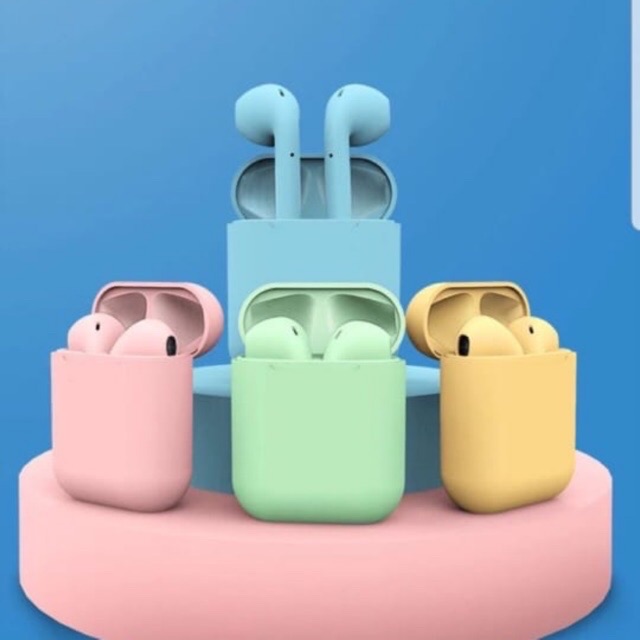 Jual HANDSET BLUETOOTH MACARON TWS EARPOD WARNA | Shopee Indonesia