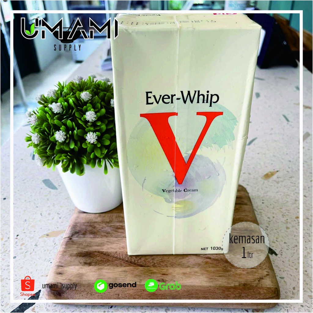 Jual Ever Whip - V - Whipping Cream Non Dairy 1ltr | Shopee Indonesia