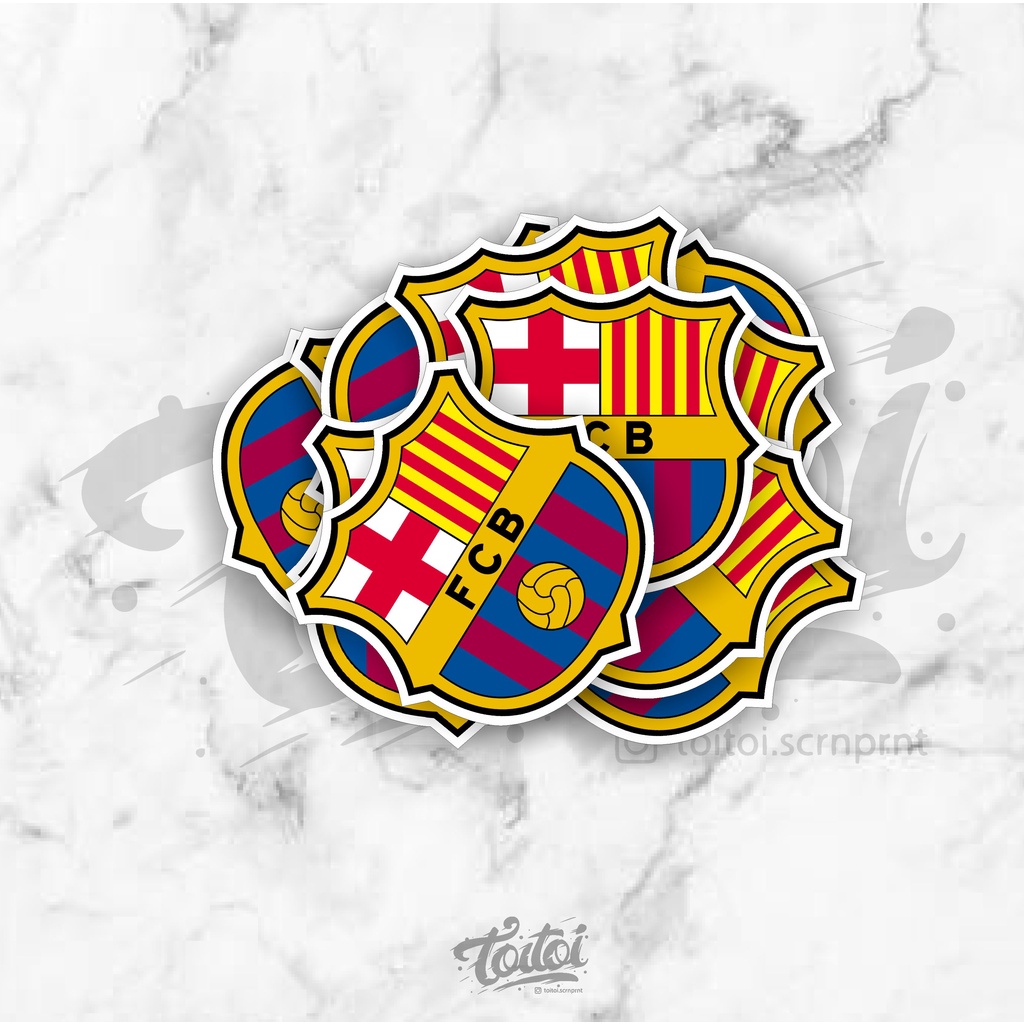 Jual STICKER FC BARCELONA, STIKER LOGO BARCELONA, STIKER LOGO | Shopee ...